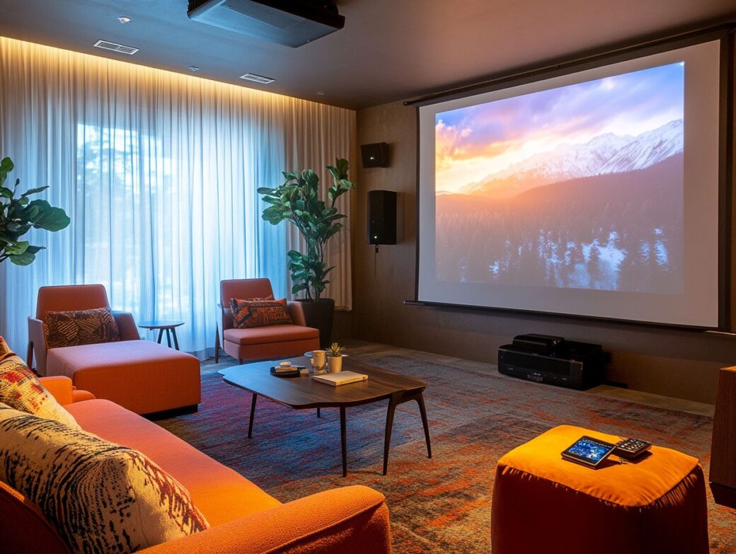 How To Set Up The Perfect Projector And Screen For Any Space