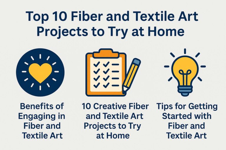 Top 10 Fiber And Textile Art Projects To Try At Home